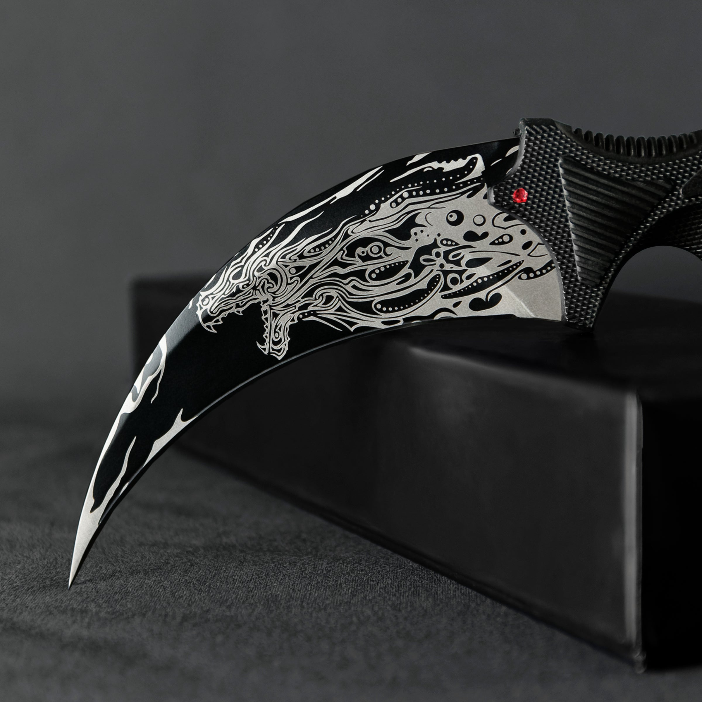 Real Night Howl Karambit 2 - Elemental Knives – Elemental Knives EU