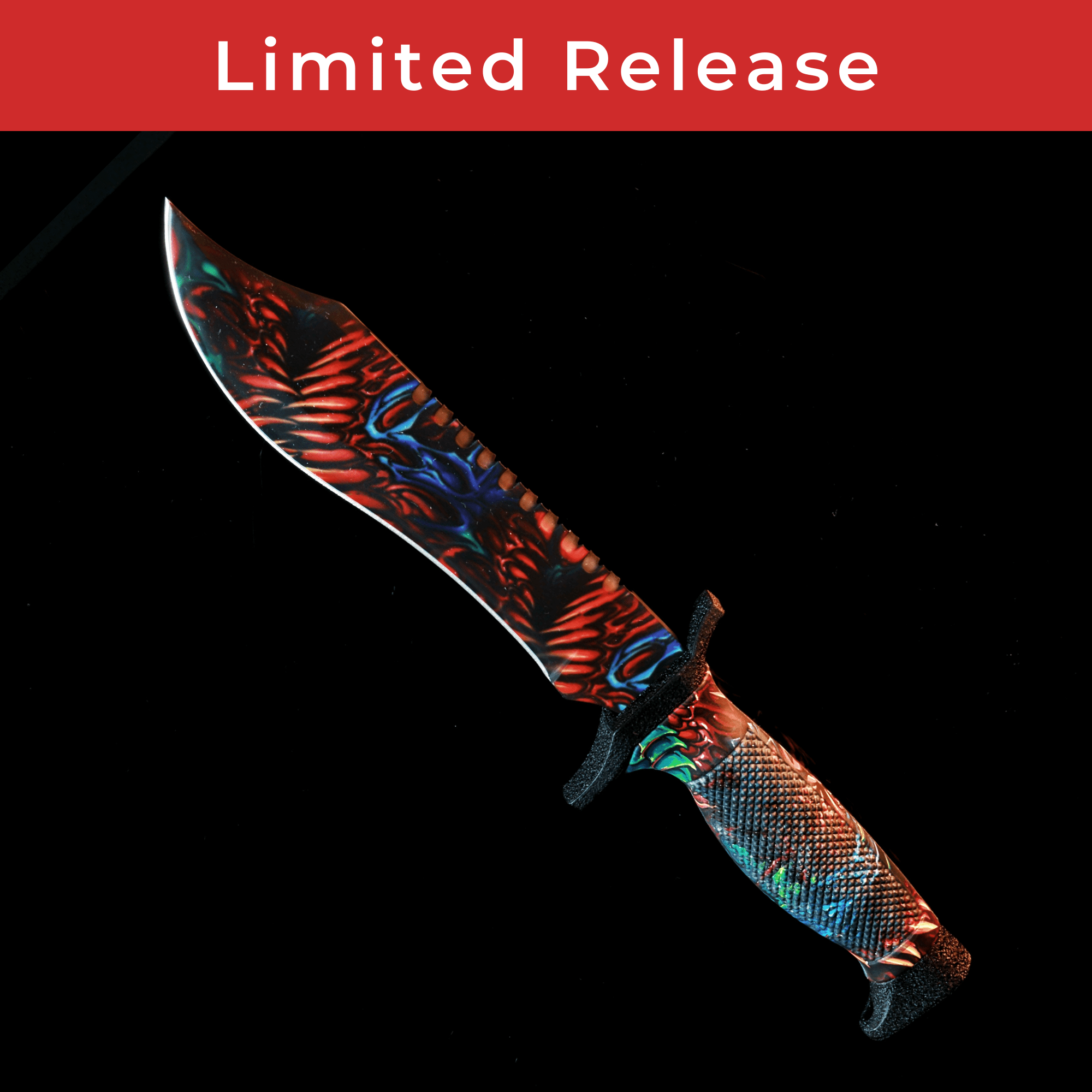 Randomized Hyper Beast© Bowie Knife - Real Video Game Knife Skin ...